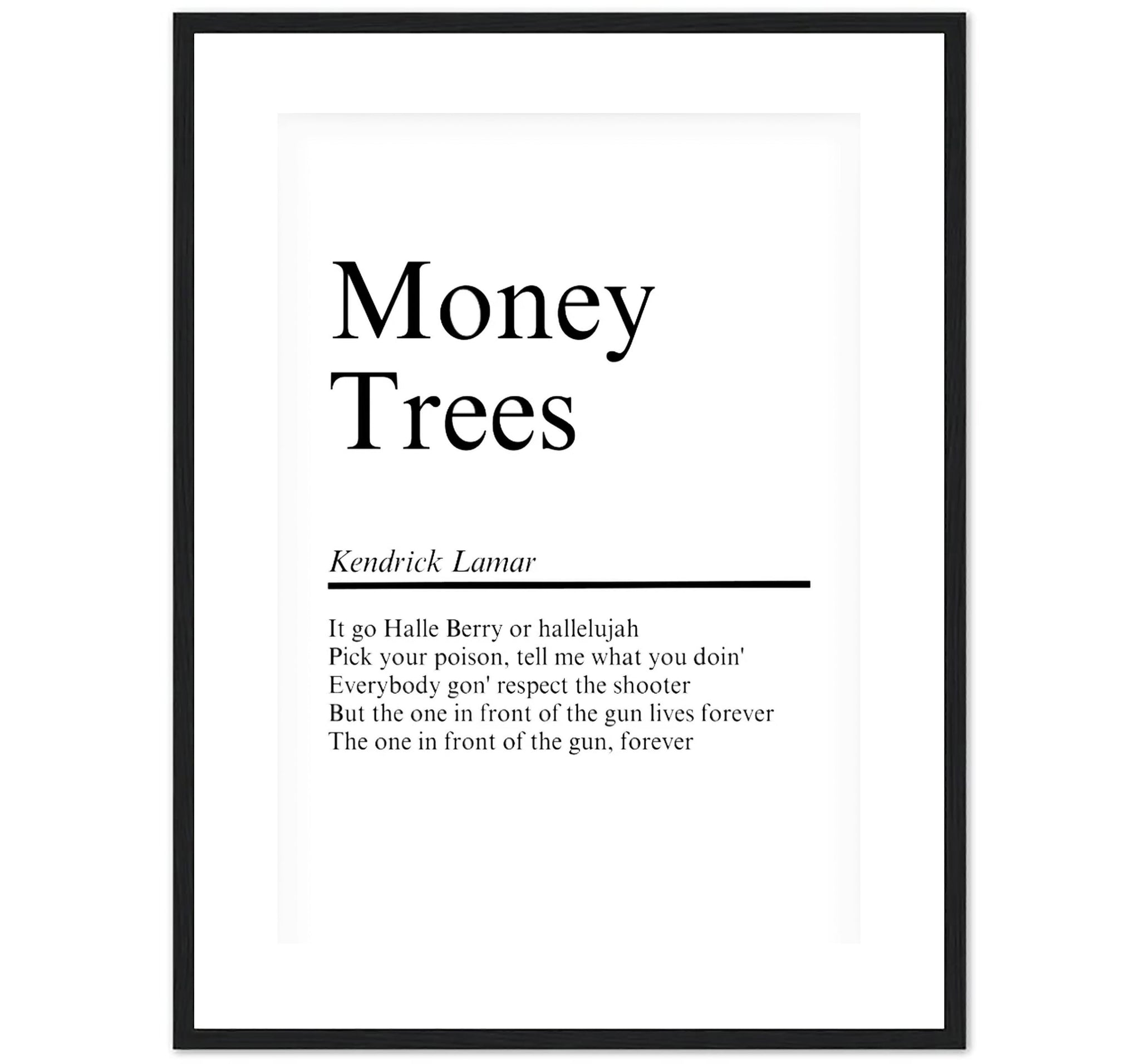 Poster Money Trees