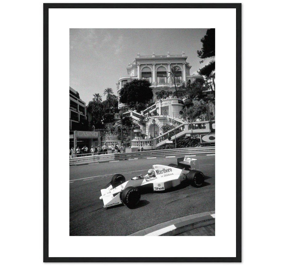 Poster Ayrton Senna Monaco – RB Poster