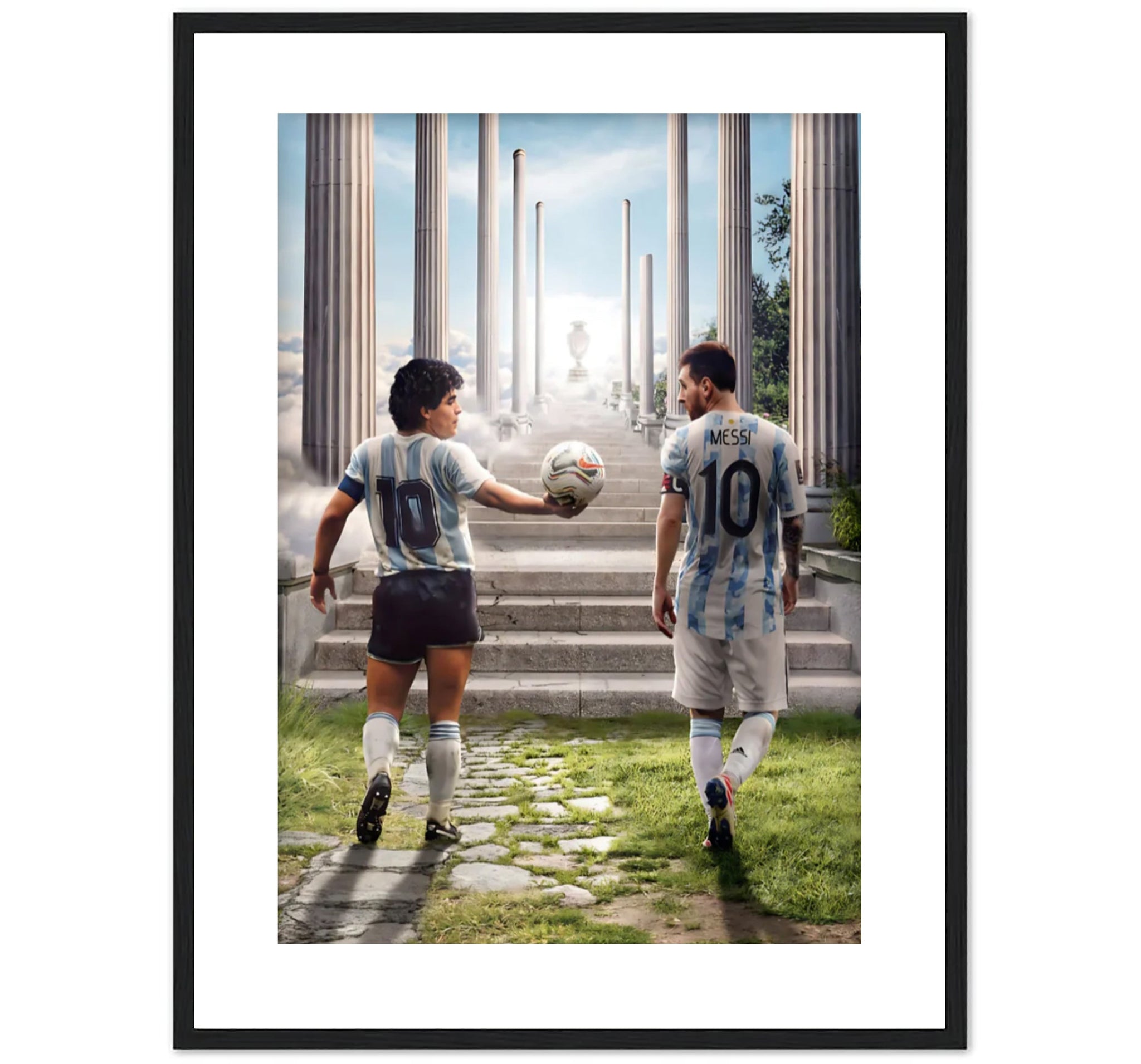 Poster Messi x Maradona
